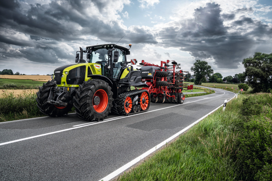 Claas Axion 960 Terra Trac - traktor z nietypowym podwoziem