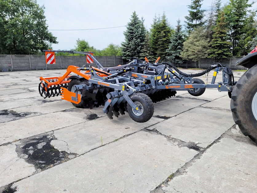 Brona talerzowa Mandam GAL-K 4,0 - rozpoczynamy test długodystansowy