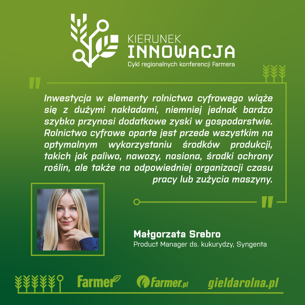 Czy rolnictwo i technologie cyfrowe pozwalają zaoszczędzić?