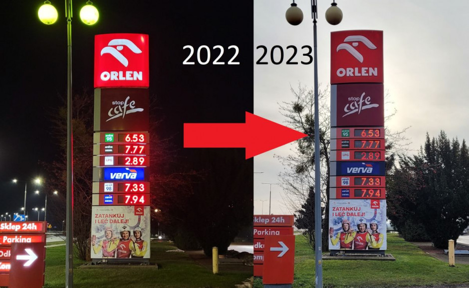Czy po Nowym Roku zmieniły się ceny na stacjach paliw?