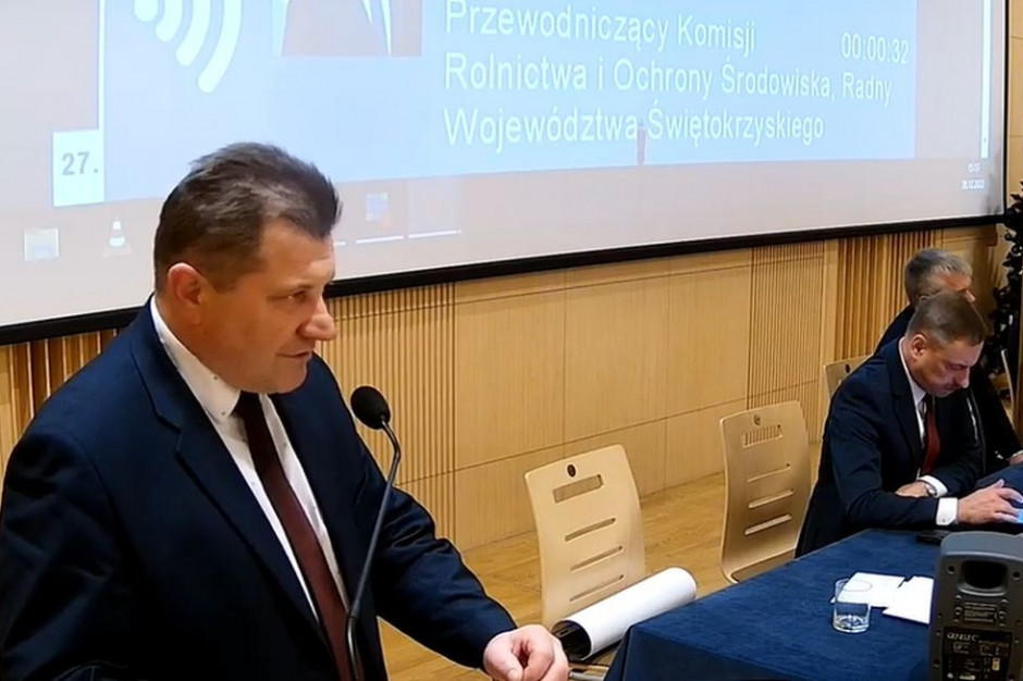 Świętokrzyscy rolnicy chcieli pokazać, dokąd trafia ukraińskie zboże. Nie dopuszczono ich do głosu