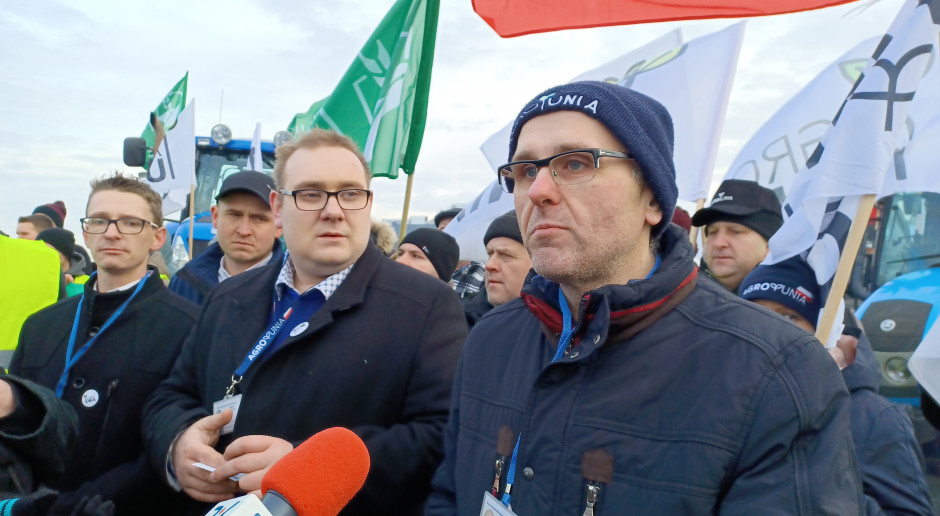 Strajk rolników z Agrounii w Osieku