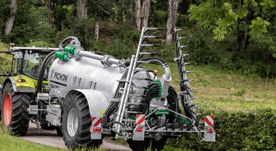 Samson wprowadza rampy TSB do aplikacji nawozów naturalnych