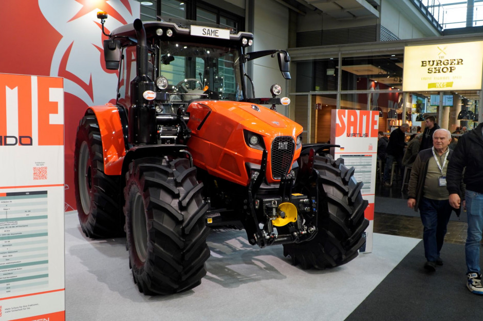 Takie same, a jednak trochę inne. Ciągniki Same na Agritechnice