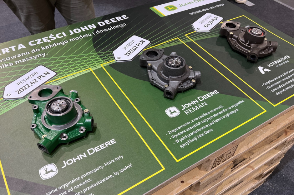 W John Deere kupisz części oryginalne... i nie tylko
