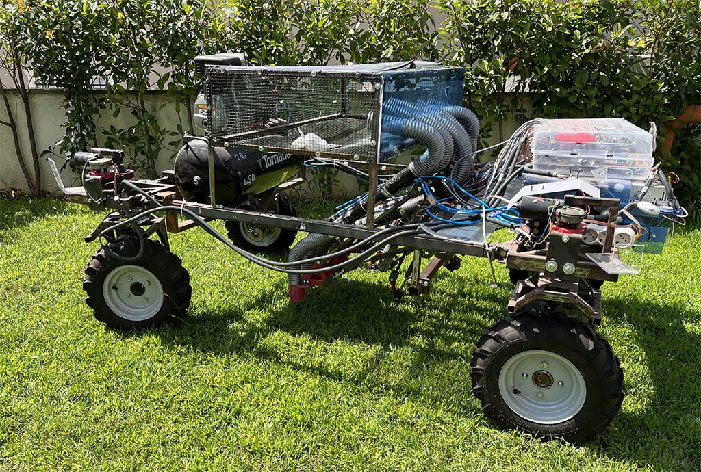 To pudełko na kółkach to turecki robot do zbierania bawełny Afara