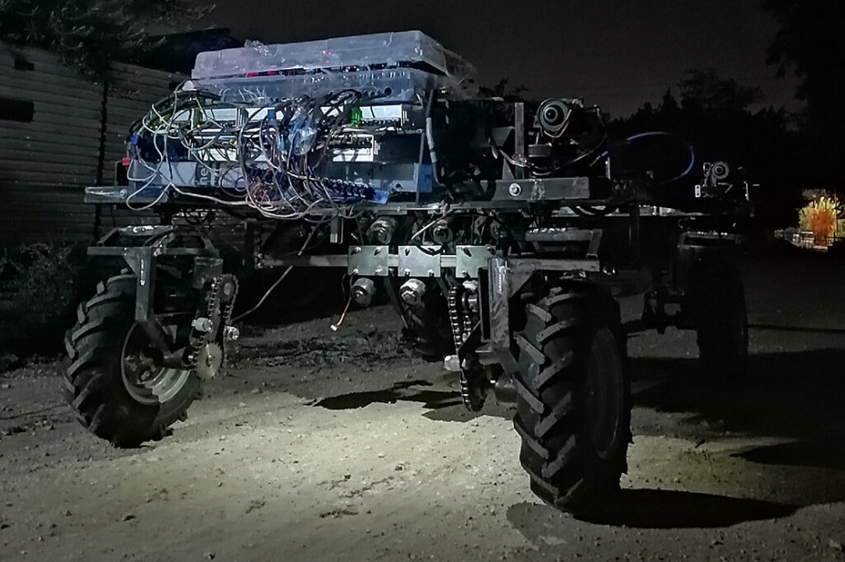 To pudełko na kółkach to turecki robot do zbierania bawełny Afara