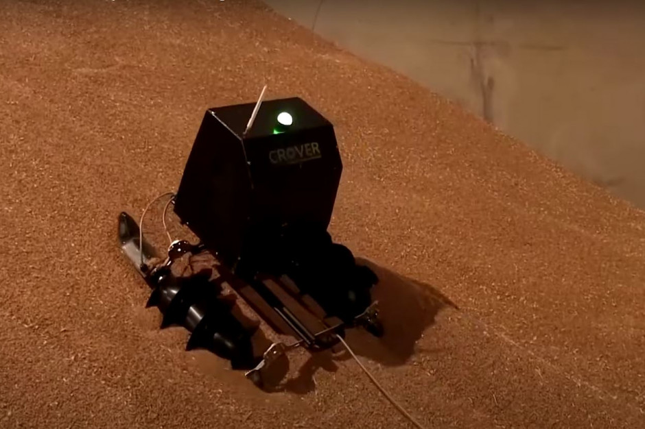 Robot Crover monitoruje patogeny w magazynach zbożowych