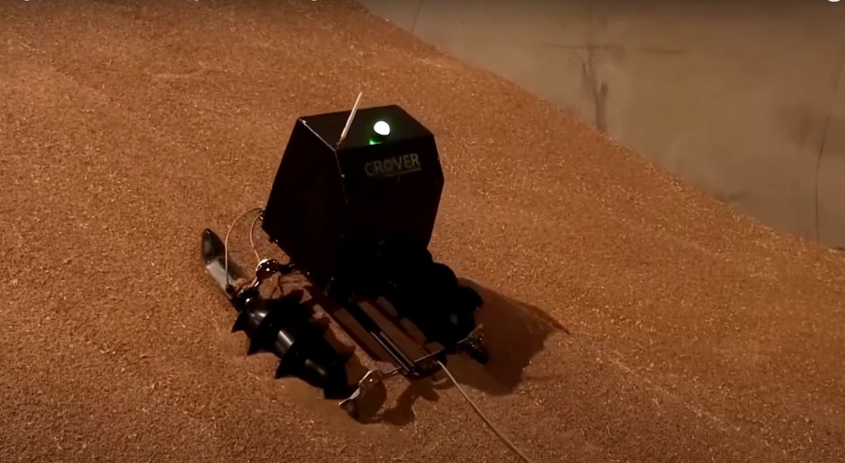 Robot Crover monitoruje patogeny w magazynach zbożowych
