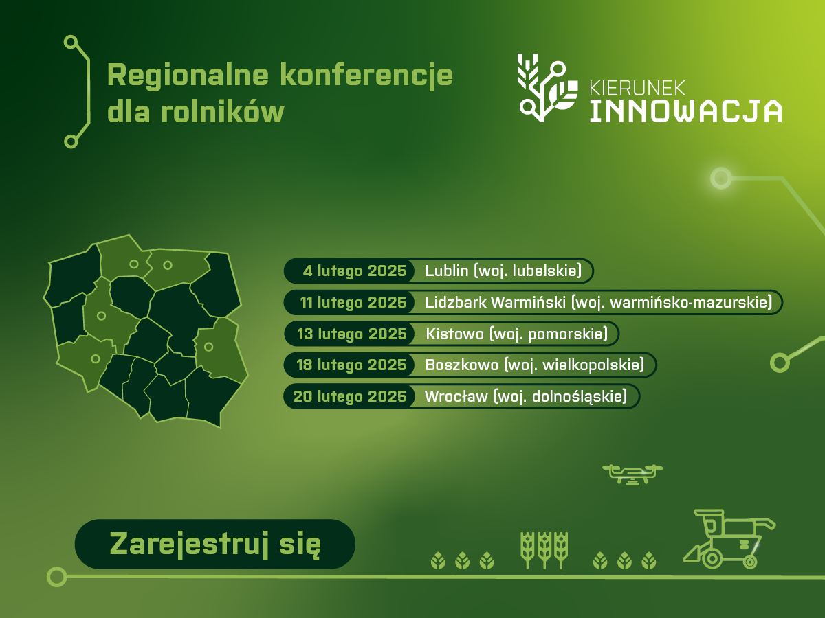 Kierunek Innowacja 2025. Ekoschemat to nie tylko punkty i dopłaty