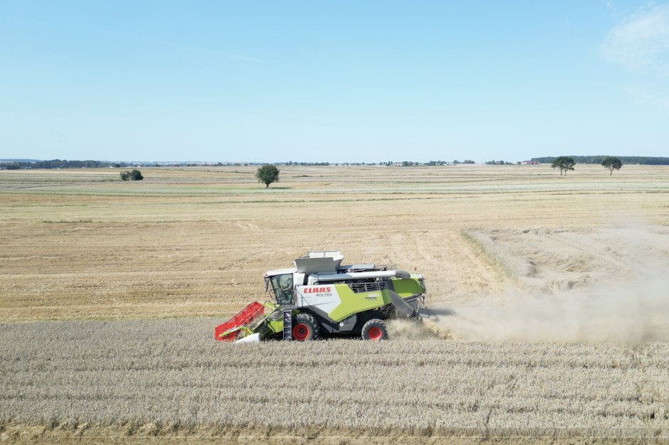 Jak działa Claas Cemos Automatic? Testujemy to na kombajnie Trion 650