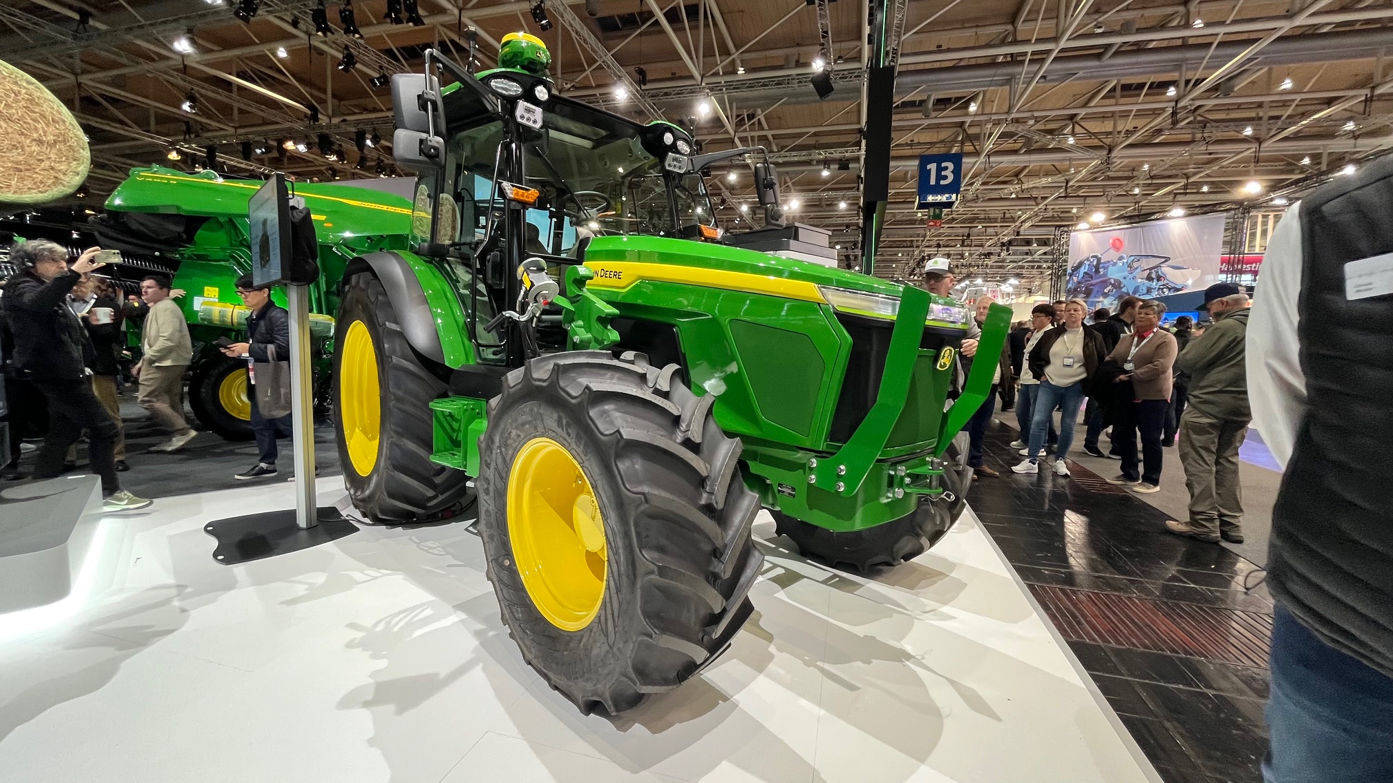 Jelonek na baterie. Debiut elektrycznego John Deere'a na Agritechnice